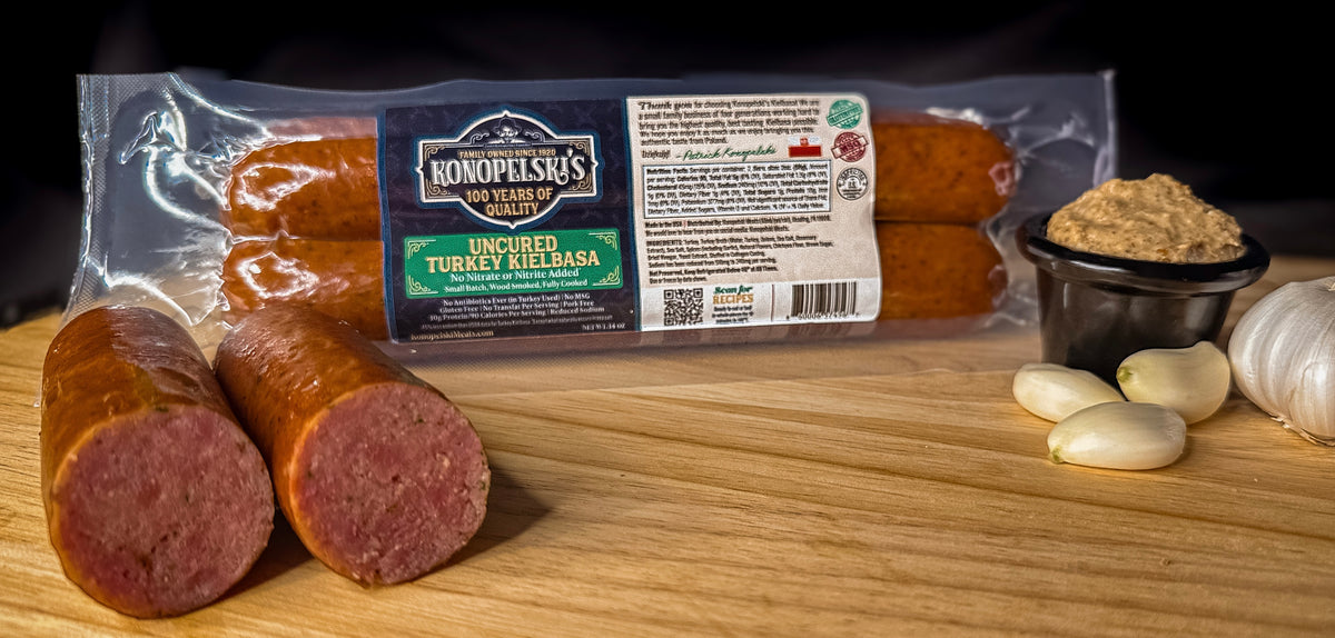 Turkey Kielbasa - 4 Packs – Konopelski Meats